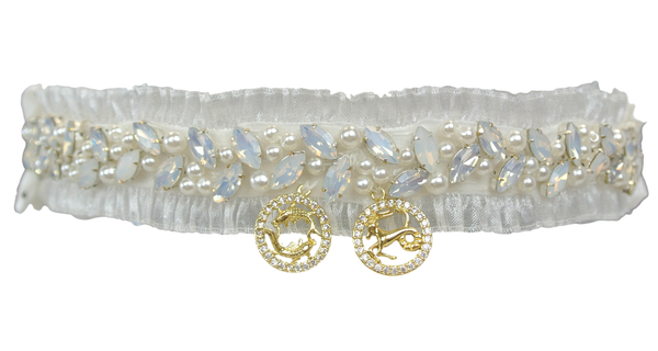 New! Choose Your Own Astrological Symbol on The Zodiac Wedding Garter ...